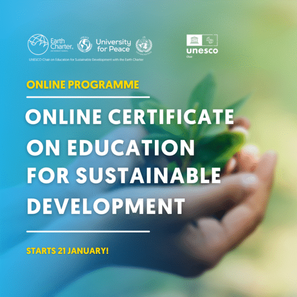 Online Certificate on Education for Sustainable Development (ESD ...